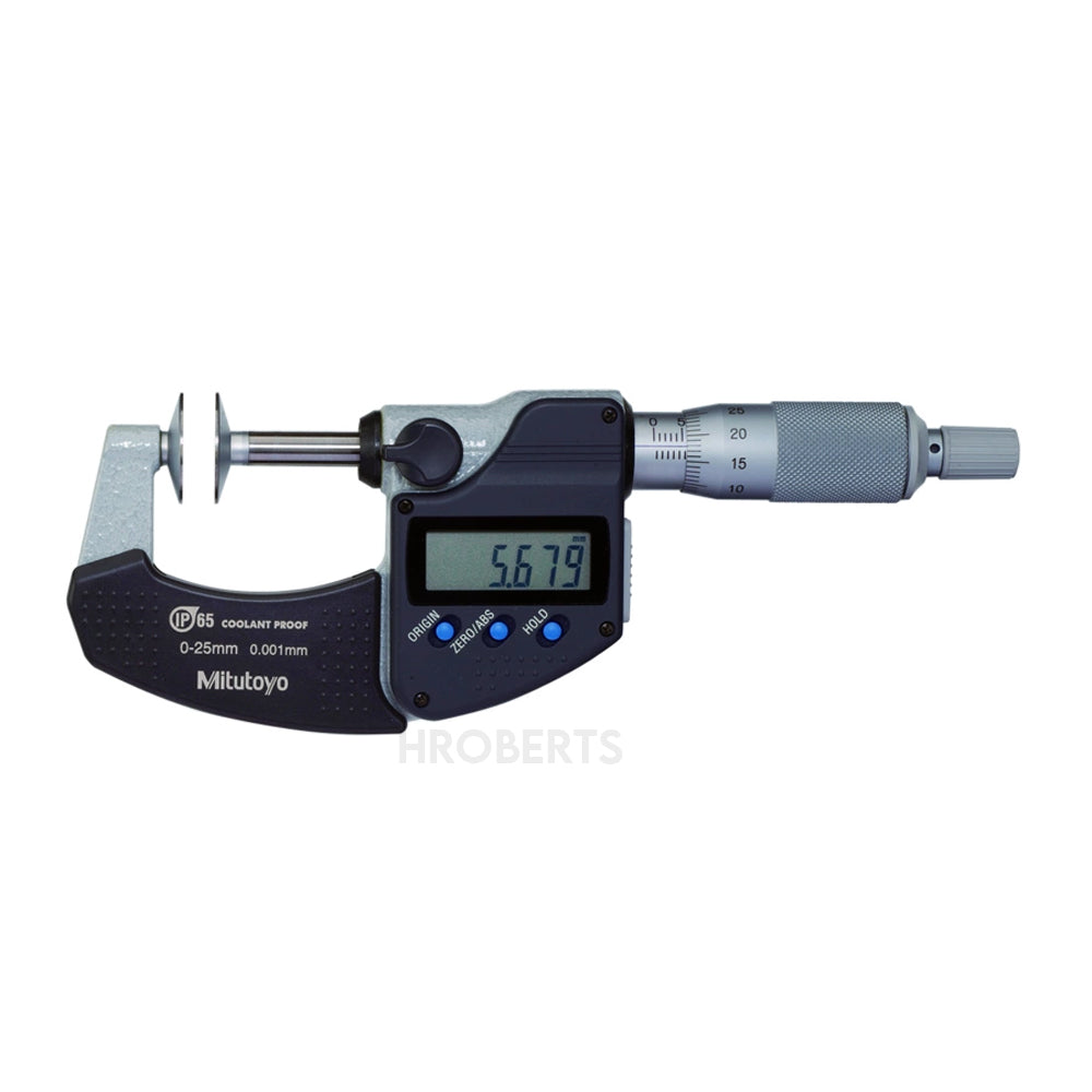 Mitutoyo 323-250-30 Digimatic Digital Disc Micrometer (Metric Only), R ...