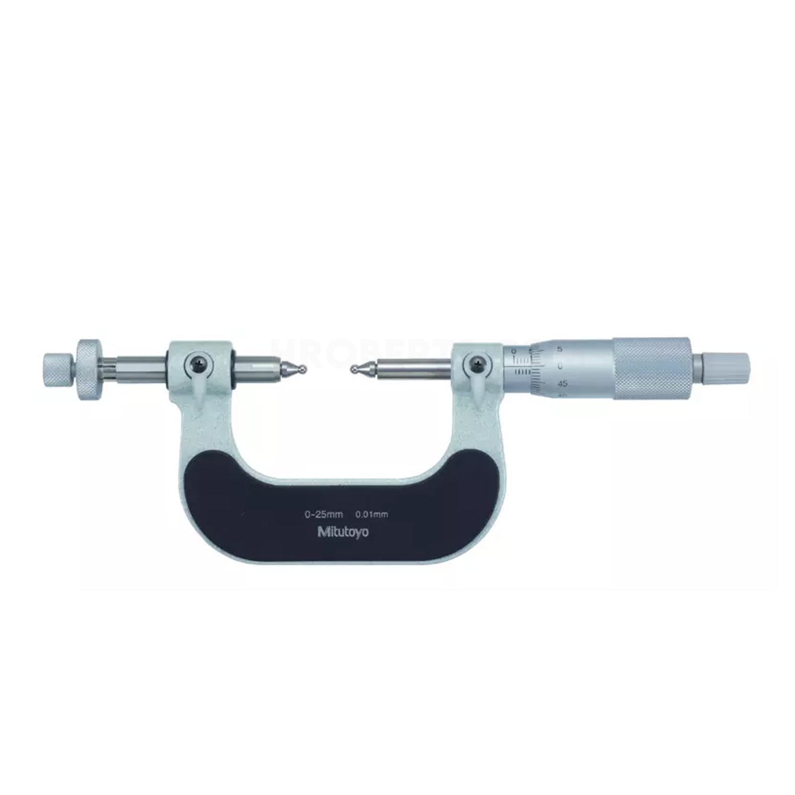 Mitutoyo 124-173 Interchangeable Anvil Gear Tooth Micrometer, Range 0 ...