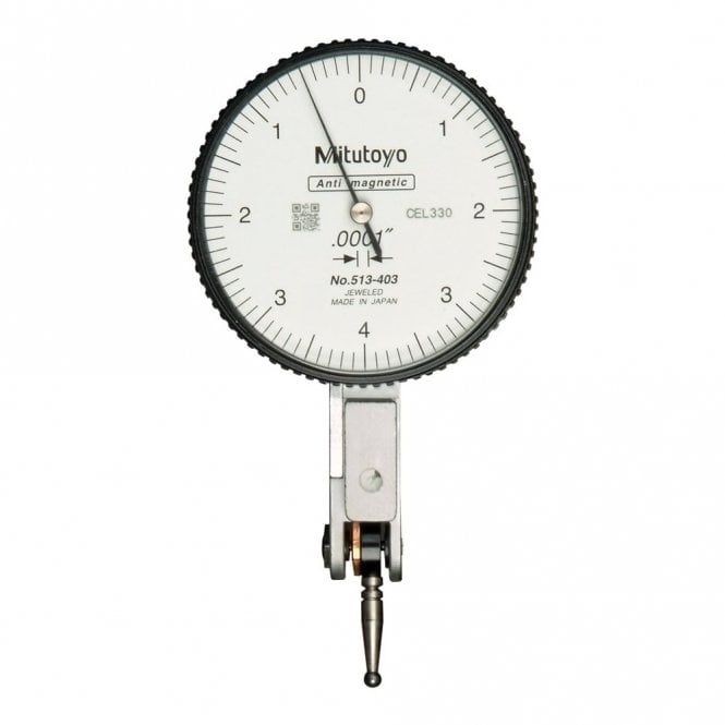 Mitutoyo 513-403T Lever Dial Indicator Horizontal Type, Graduation 0.0 ...